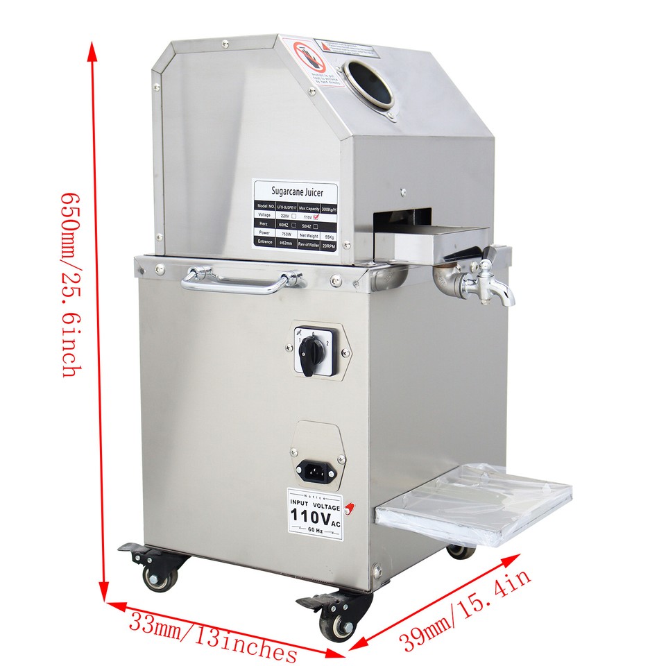 Sugar Cane Ginger Press Juicer Desktop Cane Machine Extractor Mill ...