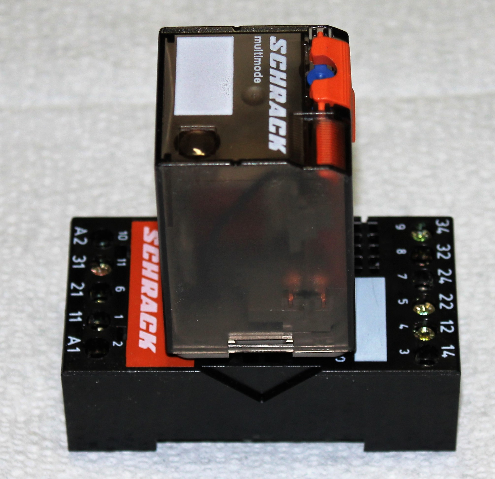 SCHRACK MT321024 MULTIMODE GENERAL PURPOSE RELAY WITH MR78700 SOCKET BASE | eBay