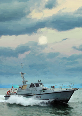 HMS GLEANER - LIMITED EDITION ART (25) | eBay UK