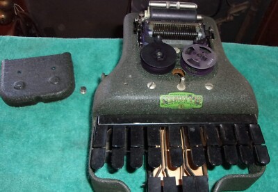 ANTIQUE TYPEWRITER STENOTYPE COURT RECORDING IN CASE 1933 | eBay
