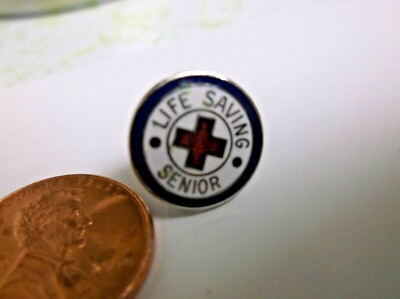 Vintage Red Cross Senior Life Saving Pin | eBay