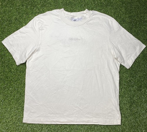 adidas ORIGINALS MEN'S PASTEL T-SHIRT OFF WHITE TREFOIL RETRO Size ...