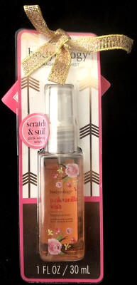 NEW! Bodycology Womens Pink Vanilla Wish Fragrance Mist Body Spray 1oz ...