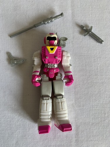 Power Rangers In Space Pink Lunar Ranger Figure With Weapons 4” | eBay