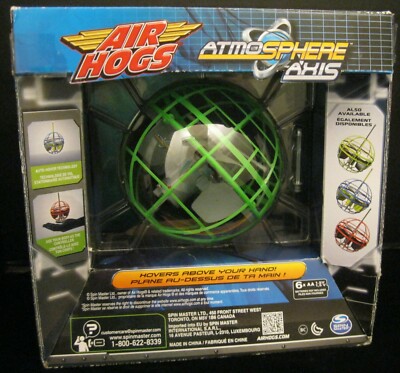 AIR HOGS ATMOSPHERE AXIS GREEN AUTO-HOVER TECHNOLOGY HOVERS ABOUT YOUR ...