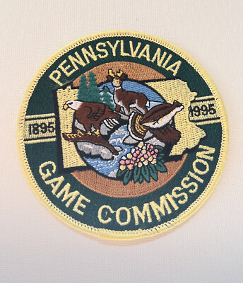 Pennsylvania Game Commission Patch 1895 To 1995 100th Year Anniversary ...