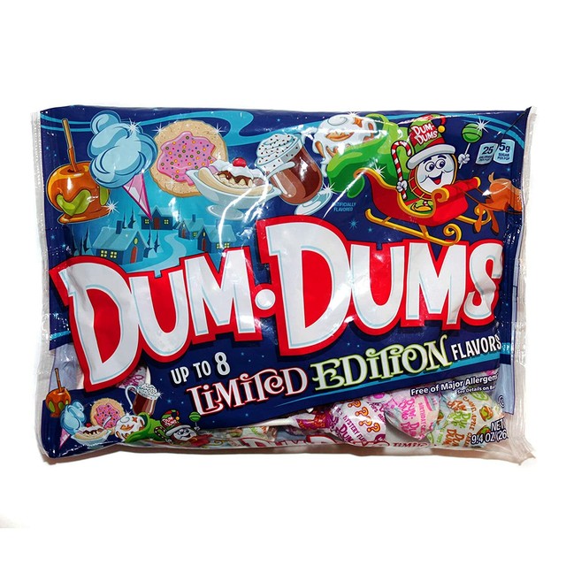 Dum Dums 8 Limited Edition Flavors Lollipop Suckers Candy 1 LB Bag for ...