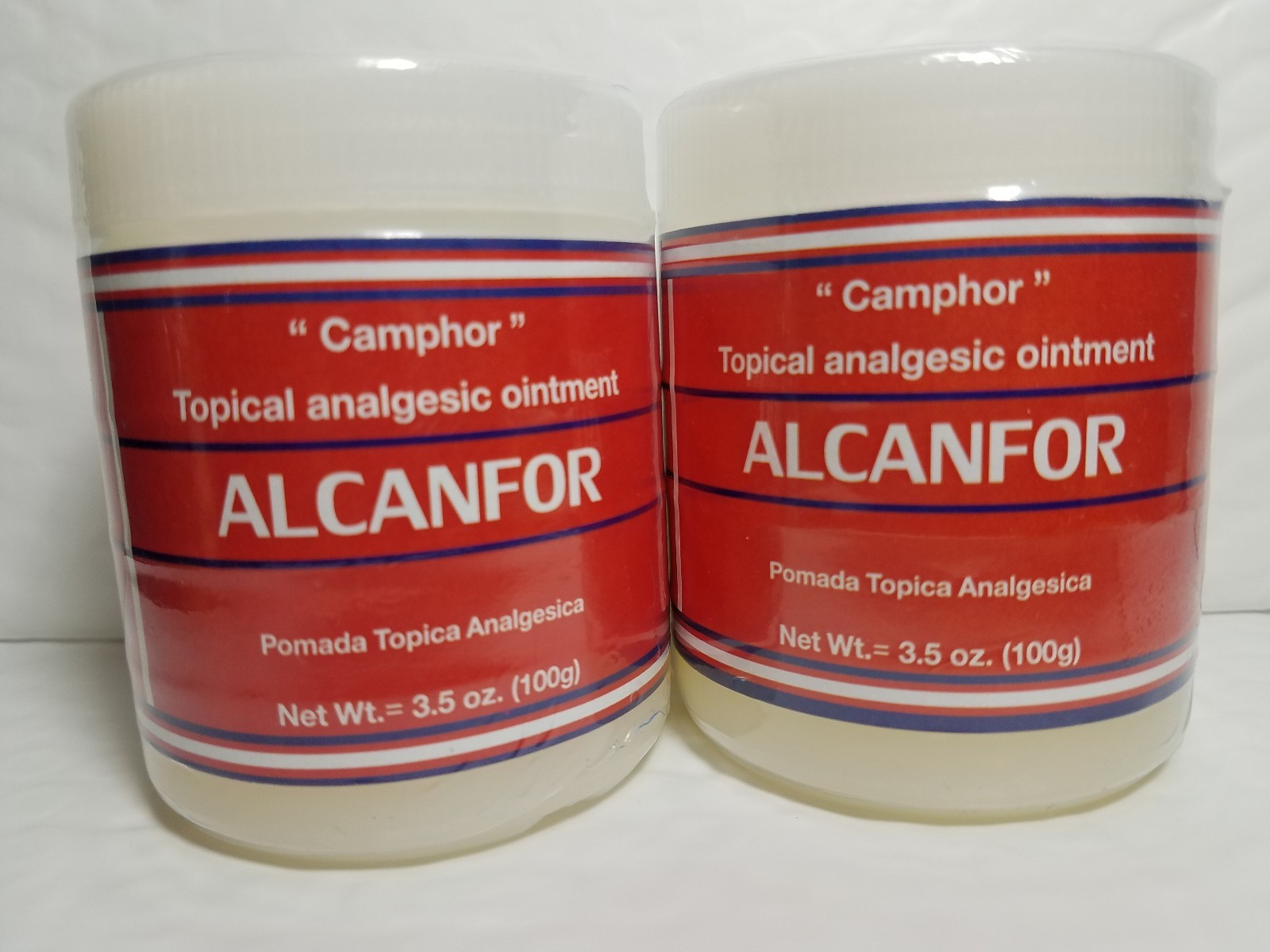 2 CAMPHOR TOPICAL ANALGESIC OINTMENT 3.5 OZ EACH PAIN MUSCLES AND ...
