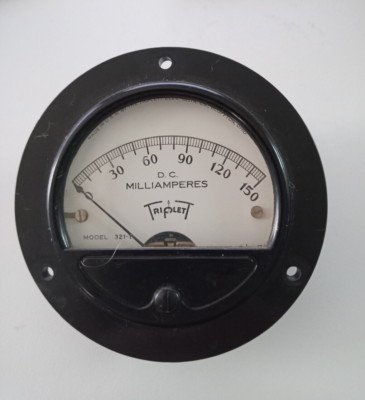 Triplett 321-T DC Panel Ammeter (0 - 150 mA) | eBay