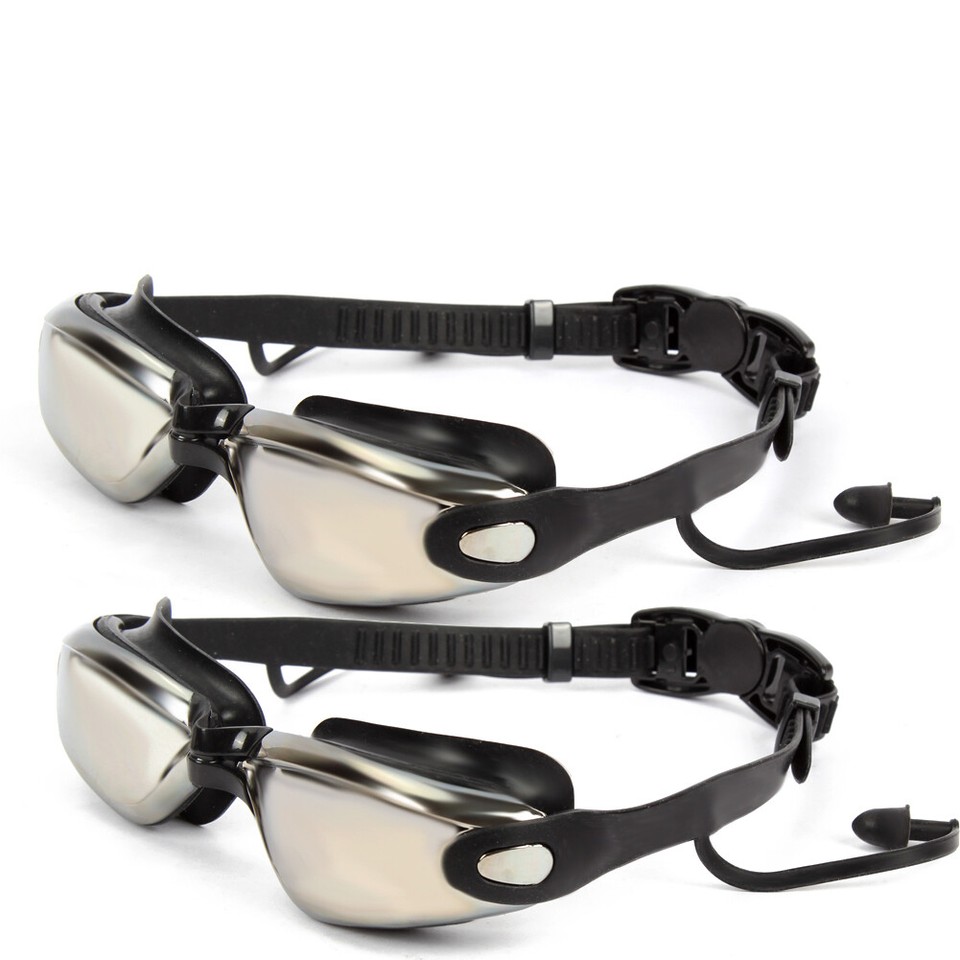 Adult Swim Goggles Anti-Fog UV Protection Swimming Glasses HD Clear ...