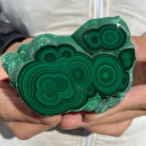 375g Stunning Natural Malachite Polished Quartz Crystal Rough Mineral ...