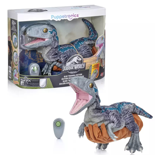 Jurassic World Baby Blue Puppetronic RealFX Training Clicker Wow Stuff ...