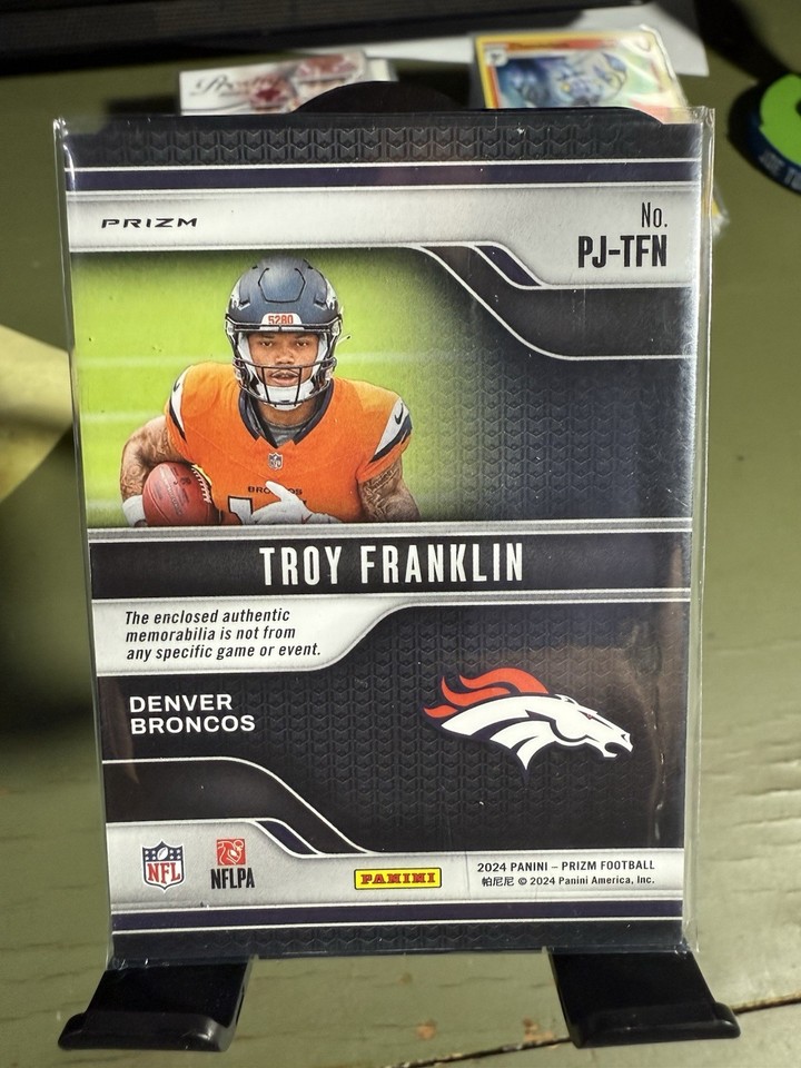 2024 Panini Prizm - Premier Jerseys Troy Franklin #PJ-TFN (MEM, RC) | eBay