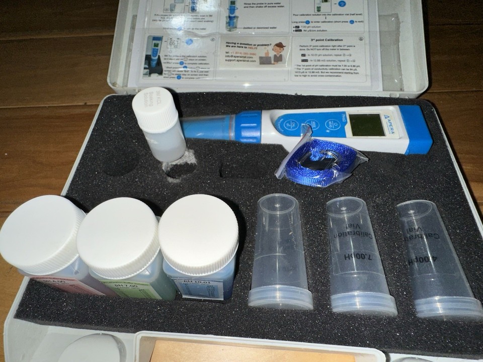 Apera Instruments AI311 Premium Series PH60 Waterproof Ph Pocket Tester ...