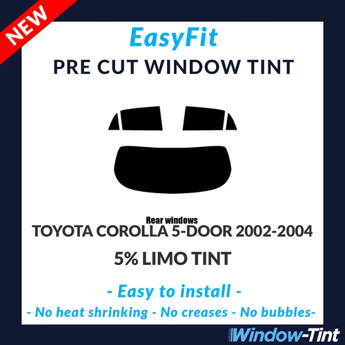 Easyfit Static Vor Cut Getönt für Toyota Corolla 5-door 2002-04 - 5% ...
