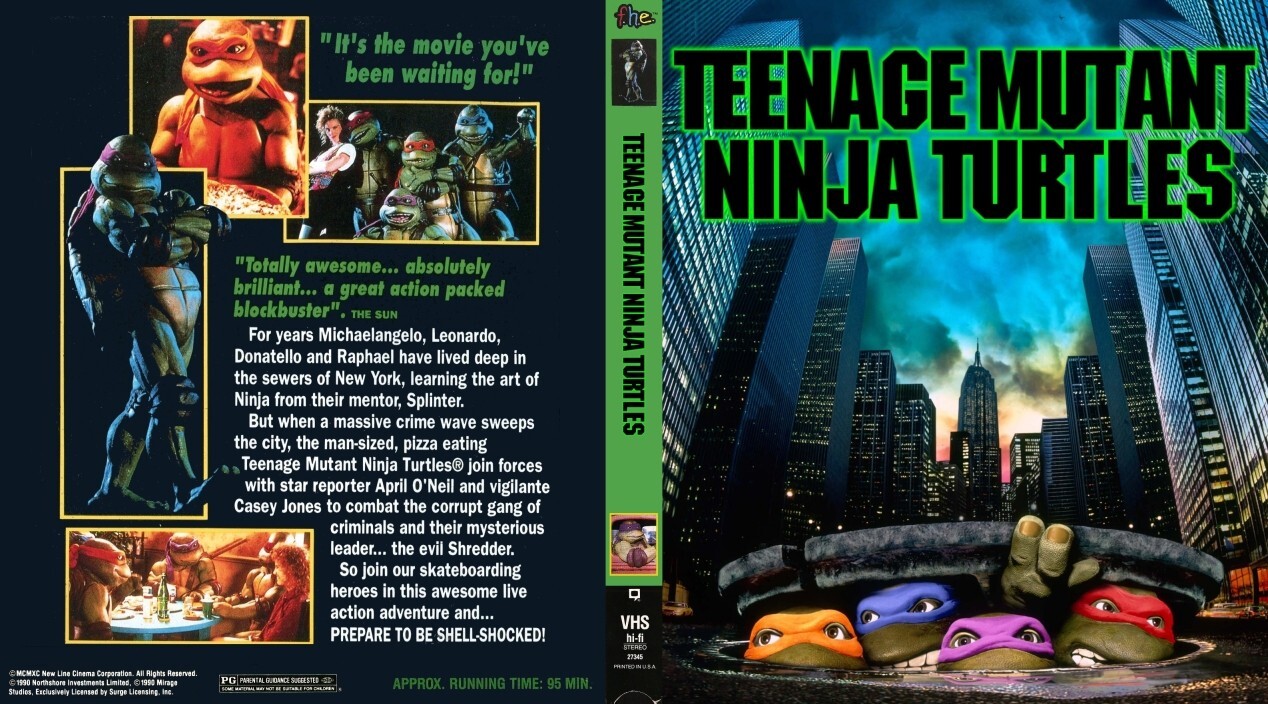 Teenage Mutant Ninja Turtles Dvd Cover