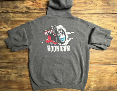 ️Hoonigan Hoodie Size L Large Grey Logo Graphic Pullover | eBay