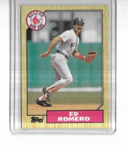 1987 Topps #675 Ed Romero Boston Red Sox | eBay