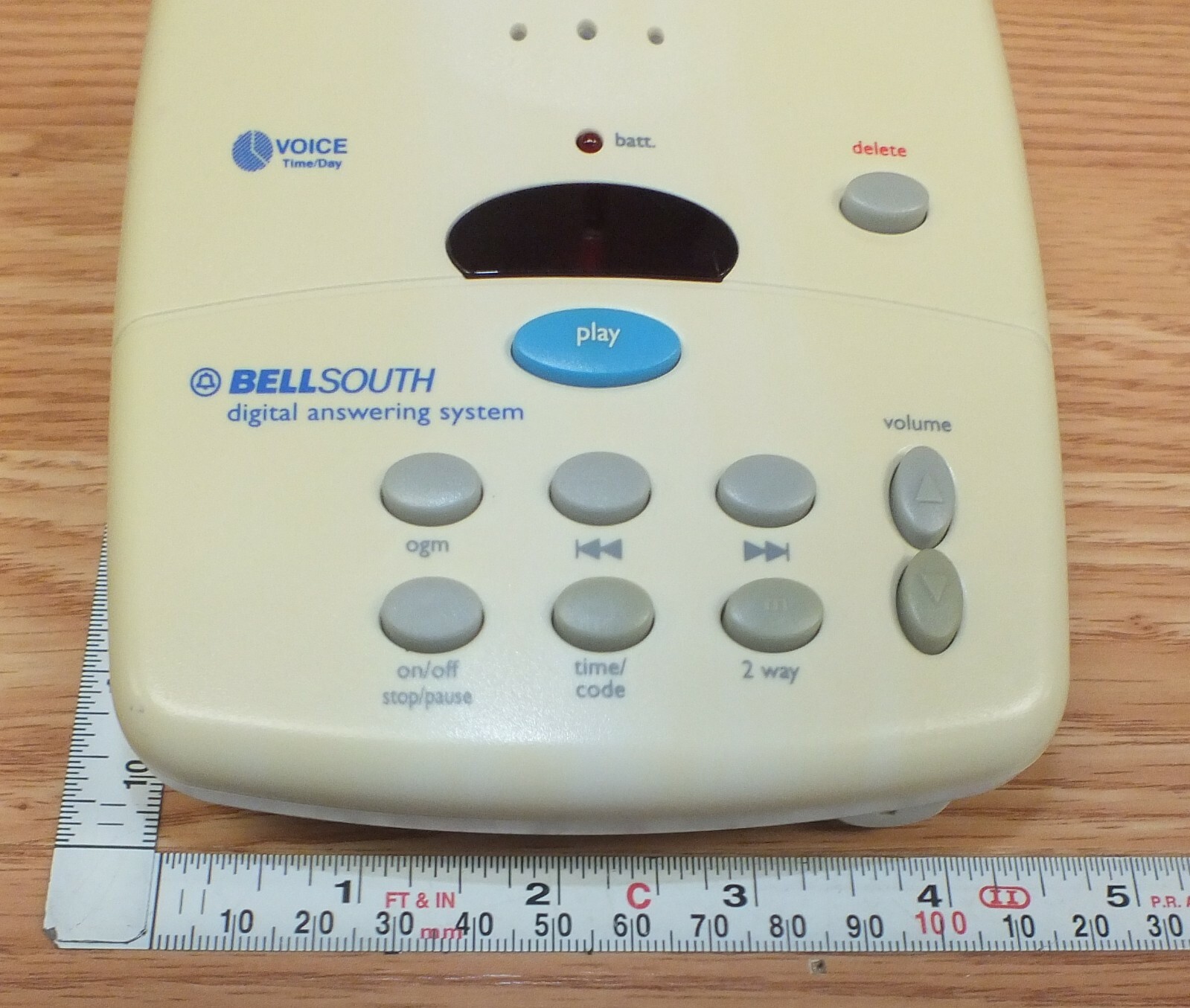BellSouth (1184) Voice Time/Day Stamp Digital Answering System w/ Power ...