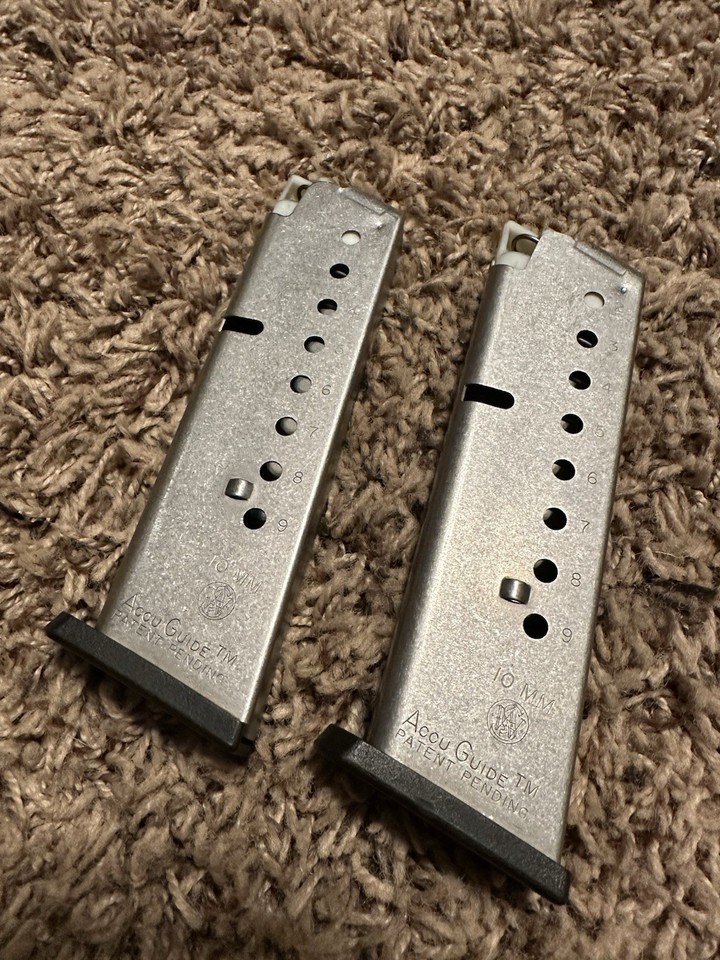 Smith & Wesson 10mm 9 round magazines 1006, 1026, 1046, 1066, 1076 ...