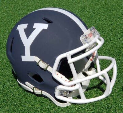 YALE BULLDOGS 2023 NAVY MATTE FOOTBALL MINI HELMET, 16+ OTHER STYLES ...