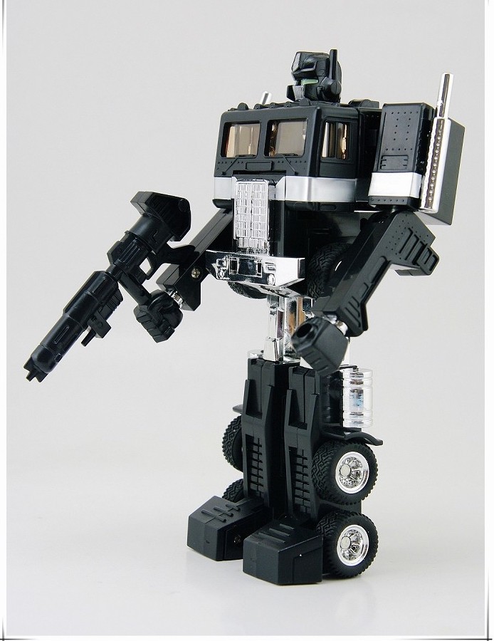 Transform G1 Optimus prime Black mint car metal front action figure ...