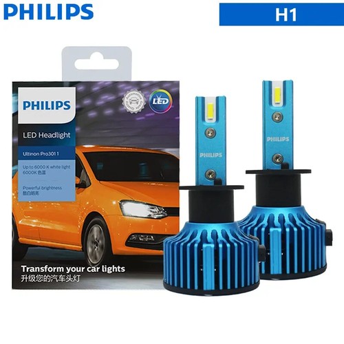 Philips LED H1 Ultinon Pro3011 LED Car Headlight Kit 6000K Bright White ...