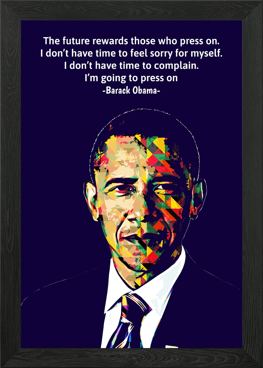 Quotes Barack Obama 3 Framed Wall Art Poster Canvas Print Picture | eBay UK