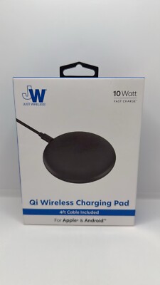 Just Wireless 10W Qi Wireless Charging Pad with 4ft Cable - NEW | eBay