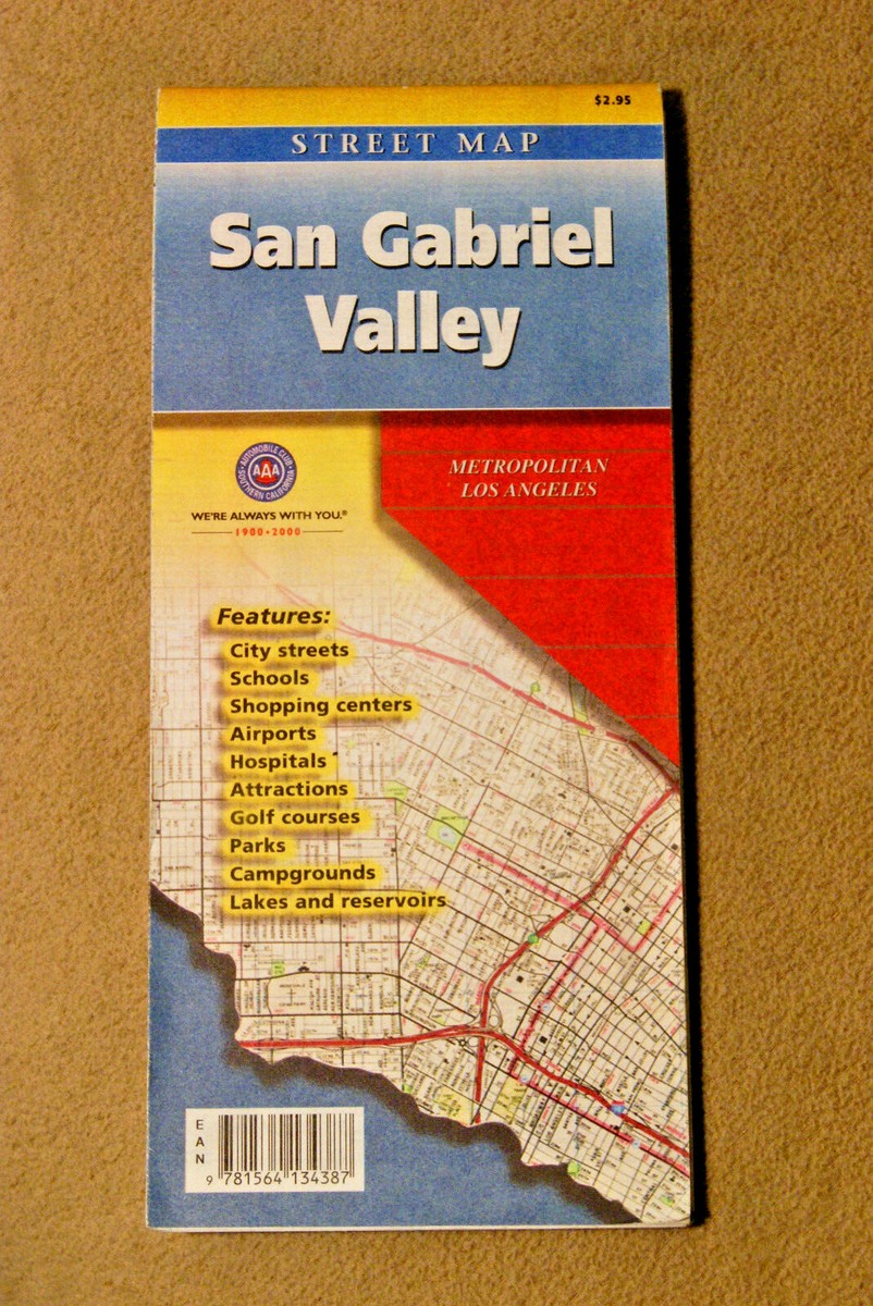 San Gabriel California Map