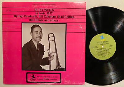 Dickie DICKY WELLS in Paris 1937 DJANGO REINHARDT Bill Coleman Roger ...
