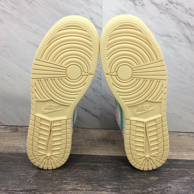 Size 7.5 - Jordan Air Jordan 1 Mid Arctic Punch Green Glow Pale Vanilla ...