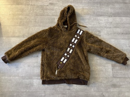 Star Wars Chewbacca Hoodie Faux Fur Jacket Men's Size XL | eBay