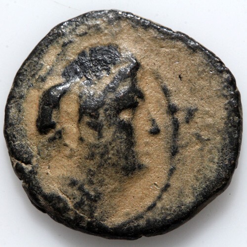 Ancient Greek coin AE, Antiochos IV Epiphanes, Seleukid Kingdom, 175 ...