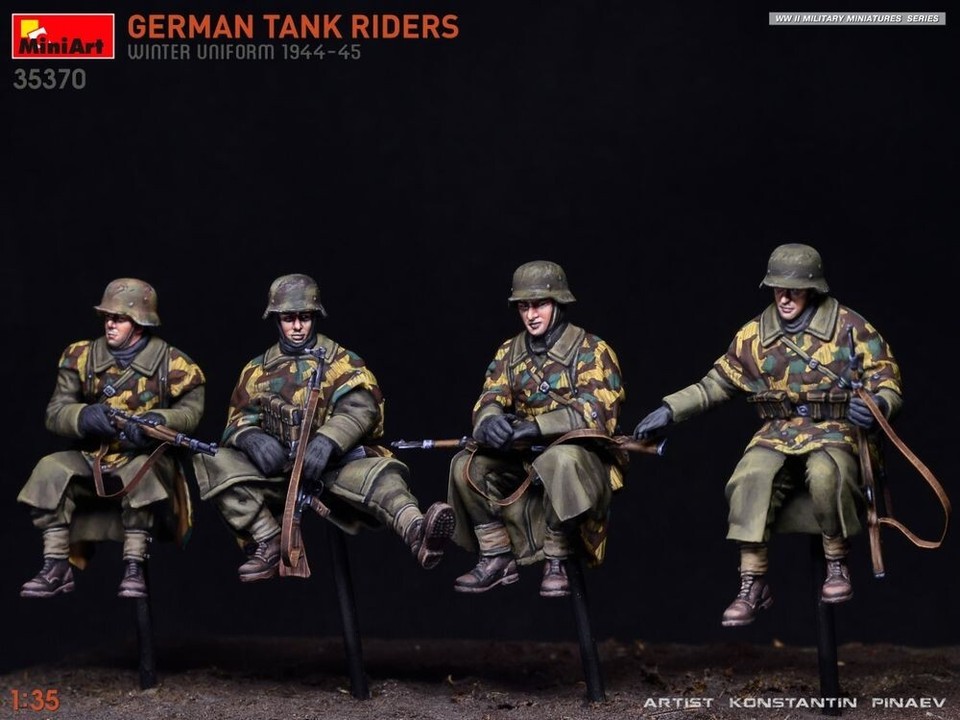 MiniArt 35370 1/35 German Tank Riders. Winter Uniform 1944-45 | eBay