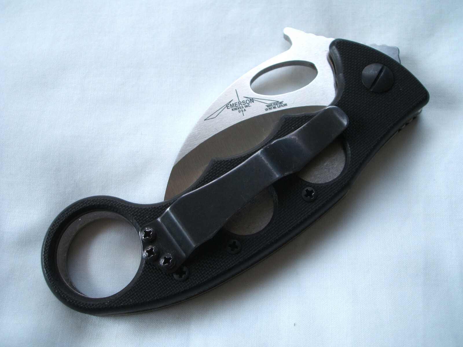 EXTREMELY RARE Vintage Emerson knives, The first Karambit Un-marked ...