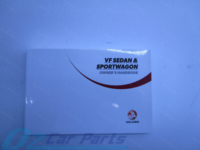 Owners Handbook Manual BOOKLET FOR Holden VF EVOKE Commodore Sedan 2015 ...