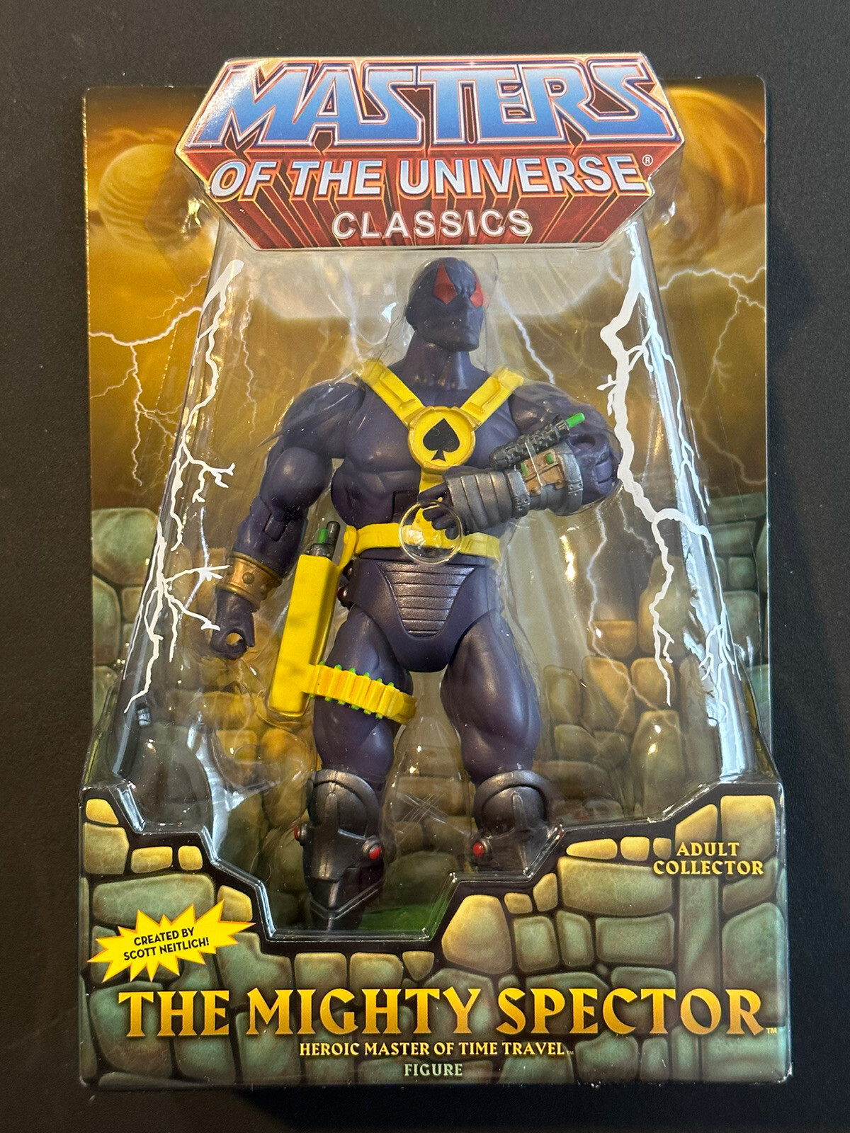 MOTUC THE MIGHTY SPECTOR MOC MASTERS OF THE UNIVERSE CLASSICS HE-MAN ...