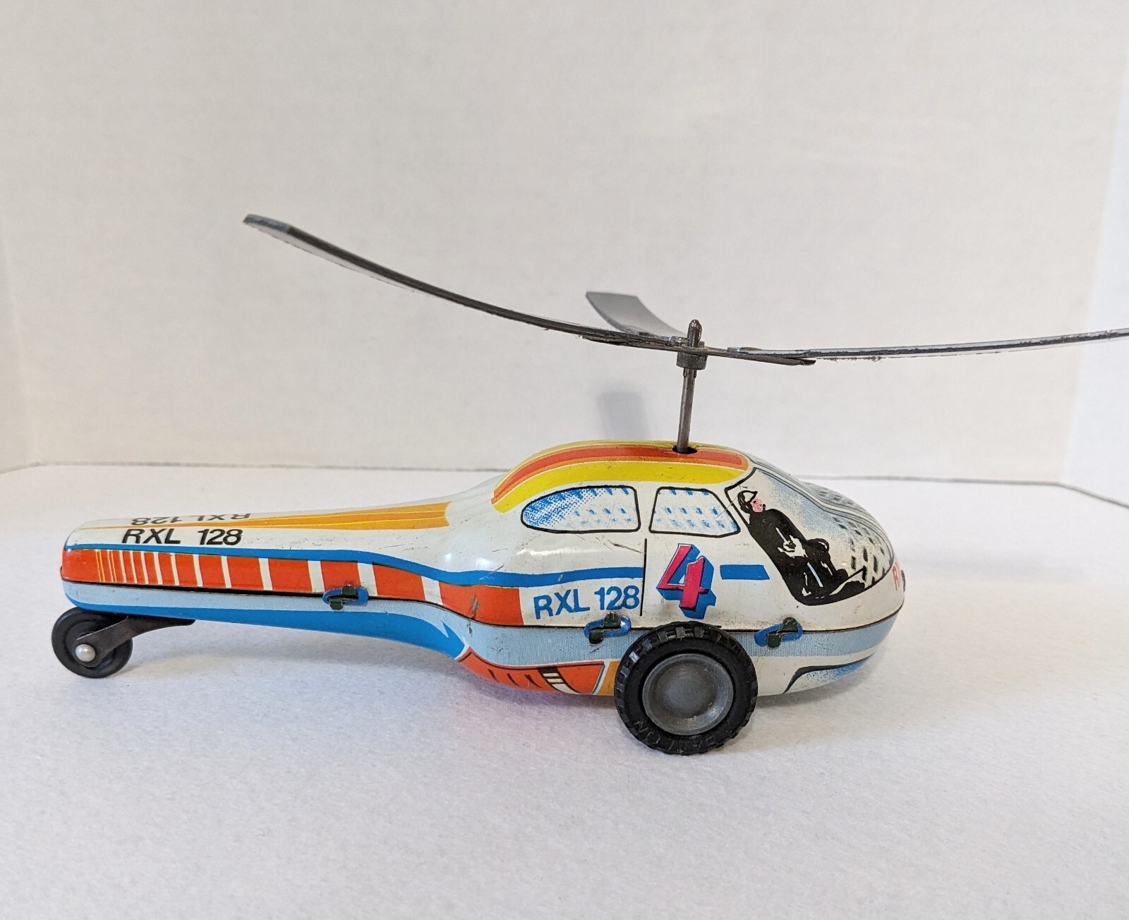Lot Of 2 Vintage Toy Helicopters Tin Litho And Plastic | eBay