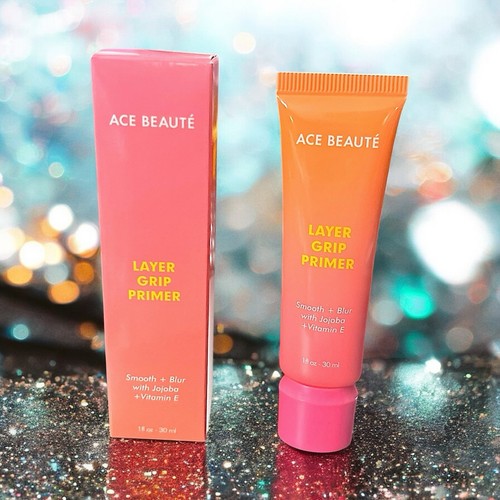ACE BEAUTE Layer Grip Primer Smooth + Blue With Jajoba + Vitamin E 1 fl ...