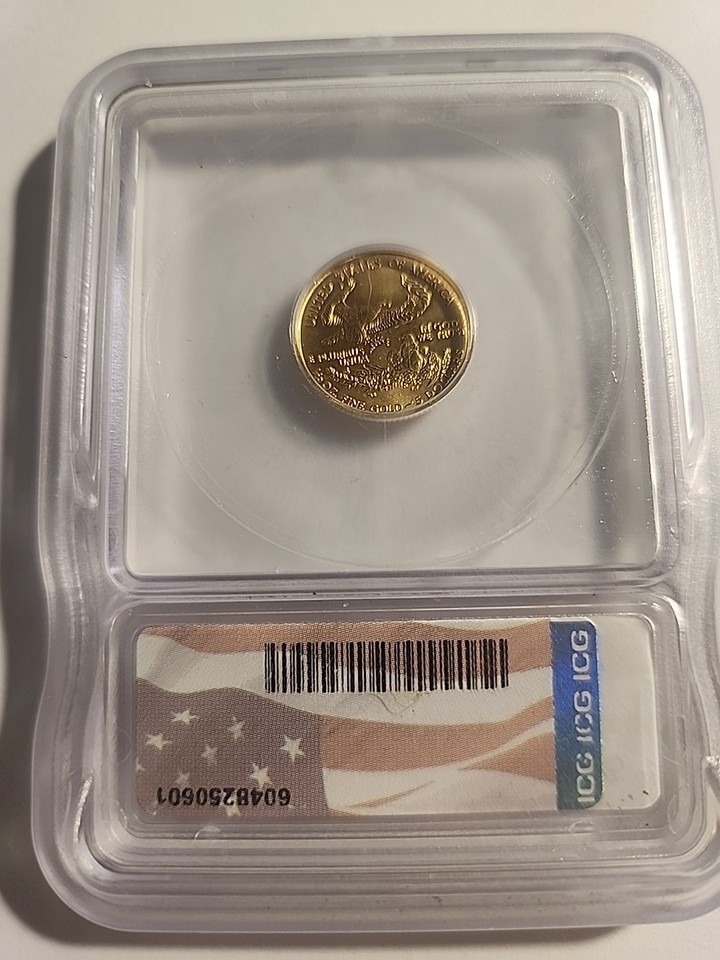 2004 FLAG CORE ICG GRADED MS69 GOLD $5 COIN | eBay