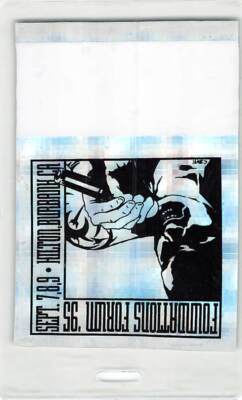 Foundations Forum Backstage Pass Burbank 1995 Silver Laminate Variant ...