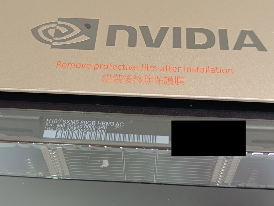NVIDIA H100 80GB SMX5 HBM3 Graphics card 965-2G520-0000-000 GPU ...