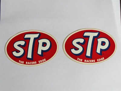 1968 STP 2 VINTAGE ORIGINAL THE RACERS EDGE STICKERS DECALS NASCAR NHRA ...