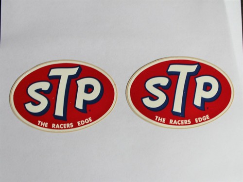1968 STP 2 VINTAGE ORIGINAL THE RACERS EDGE STICKERS DECALS NASCAR NHRA ...