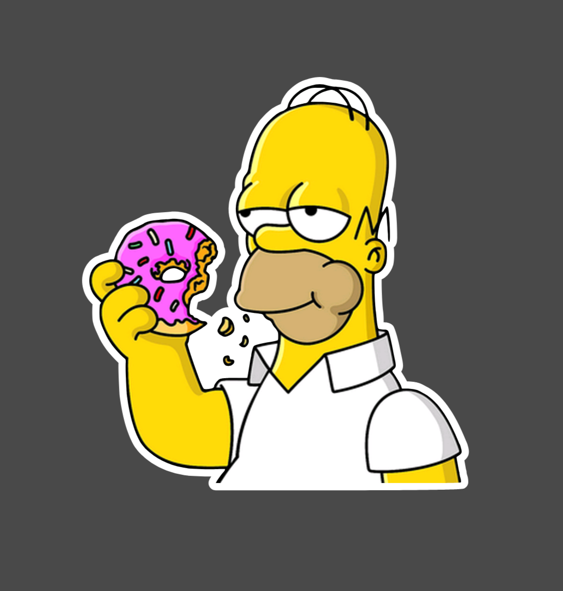 The Simpsons Homer Simpson Sticker Decal | eBay