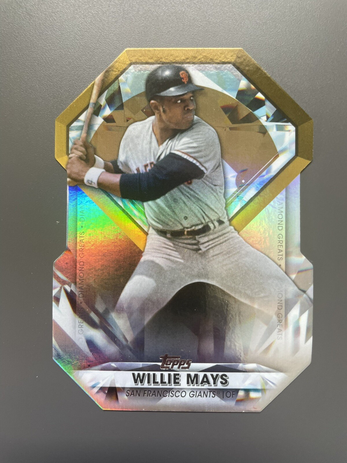 2022 Topps Series 1 Diamond Greats Die-Cuts Willie Mays #DGDC-25 HOF | eBay