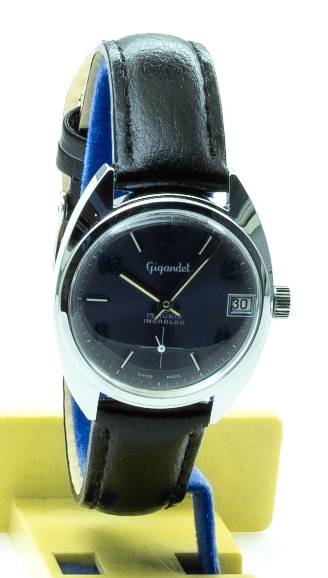 RARE VINTAGE GIGANDET 1288 17J Mechanical Swiss WATCH… - Gem
