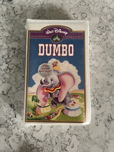 Dumbo Walt Disney Masterpiece Collection UNCENSORED VHS tape 1994 ...