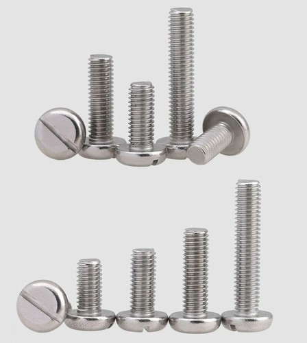 M3 M4 M5 304 stainless steel Slotted round head Screws Slotted Bolts | eBay